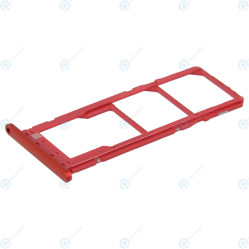 Samsung Galaxy A03 (SM-A035G) Sim tray + MicroSD tray red GH81-21643A