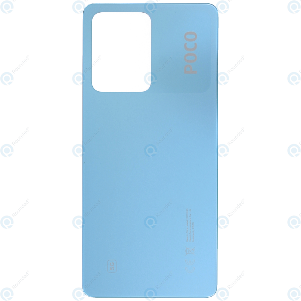 Xiaomi Poco X5 Pro (22101320G, 22101320I) Battery cover horizon blue