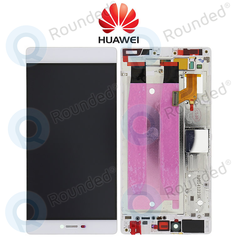 Huawei P8 (GRA-L09) Display module front cover + LCD + digitizer silver