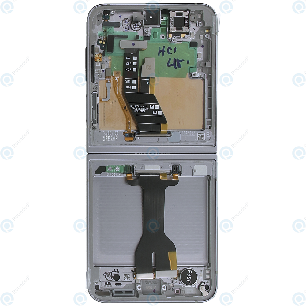 Samsung Galaxy Z Flip6 (SM-F741B) Display unit complete silver shadow ...