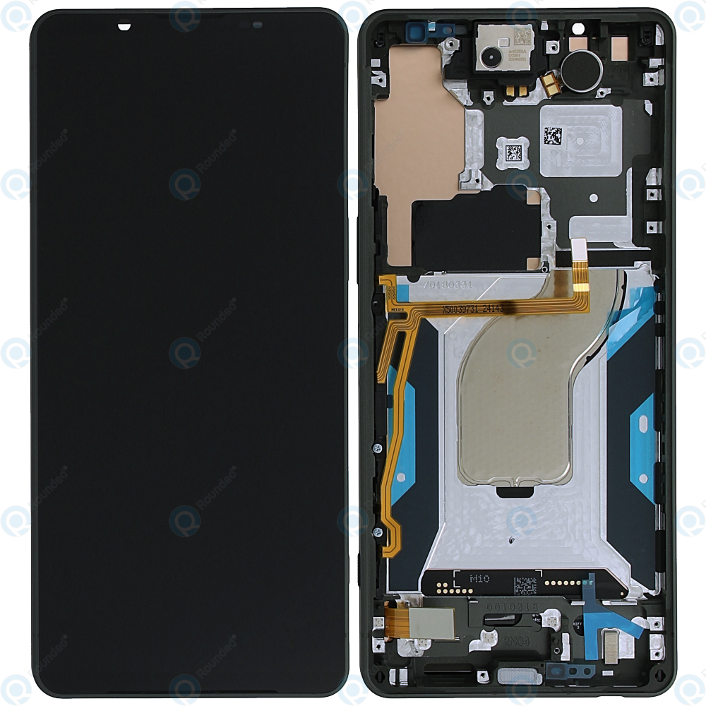 Sony Xperia 1 VI (XQ-EC54, XQ-EC72) Display unit complete khaki ...