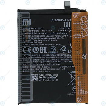 Xiaomi Poco F3 (M2012K11AG) Mi 11i (M2012K11G) Battery BM4Y 4520mAh ...