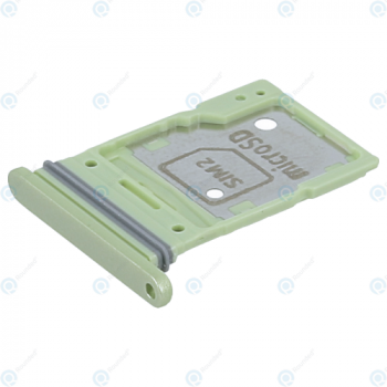 Samsung Galaxy A54 (SM-A546B) Держатель SIM-карты + MicroSD tray lime ...
